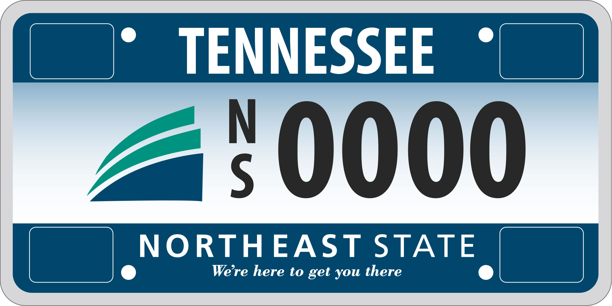 Northeast State unveils new TN license plate design - SuperTalk 92.9