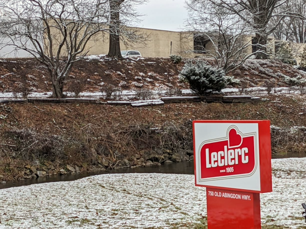 Leclerc Foods signs going up at former Ball plant in Bristol, Virginia ...